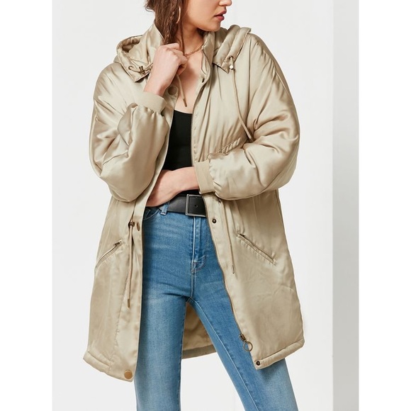 Urban Outfitters | Jackets & Coats | Nwt Uo Metallic Champagne Gold ...